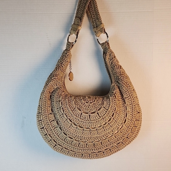 The Sak | Bags | The Saklight Tan Beautiful Crochet Shoulder Bag | Poshmark